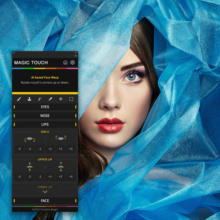 CreativeMagicPanel - Retouching Panel for Photoshop.