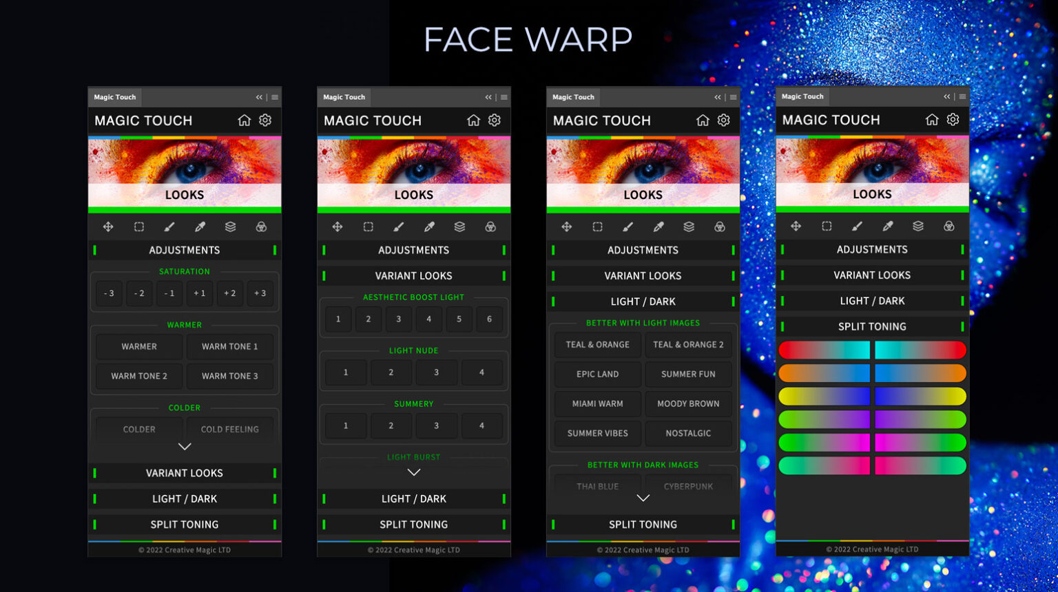 CreativeMagicPanel - Retouching Panel for Photoshop.
