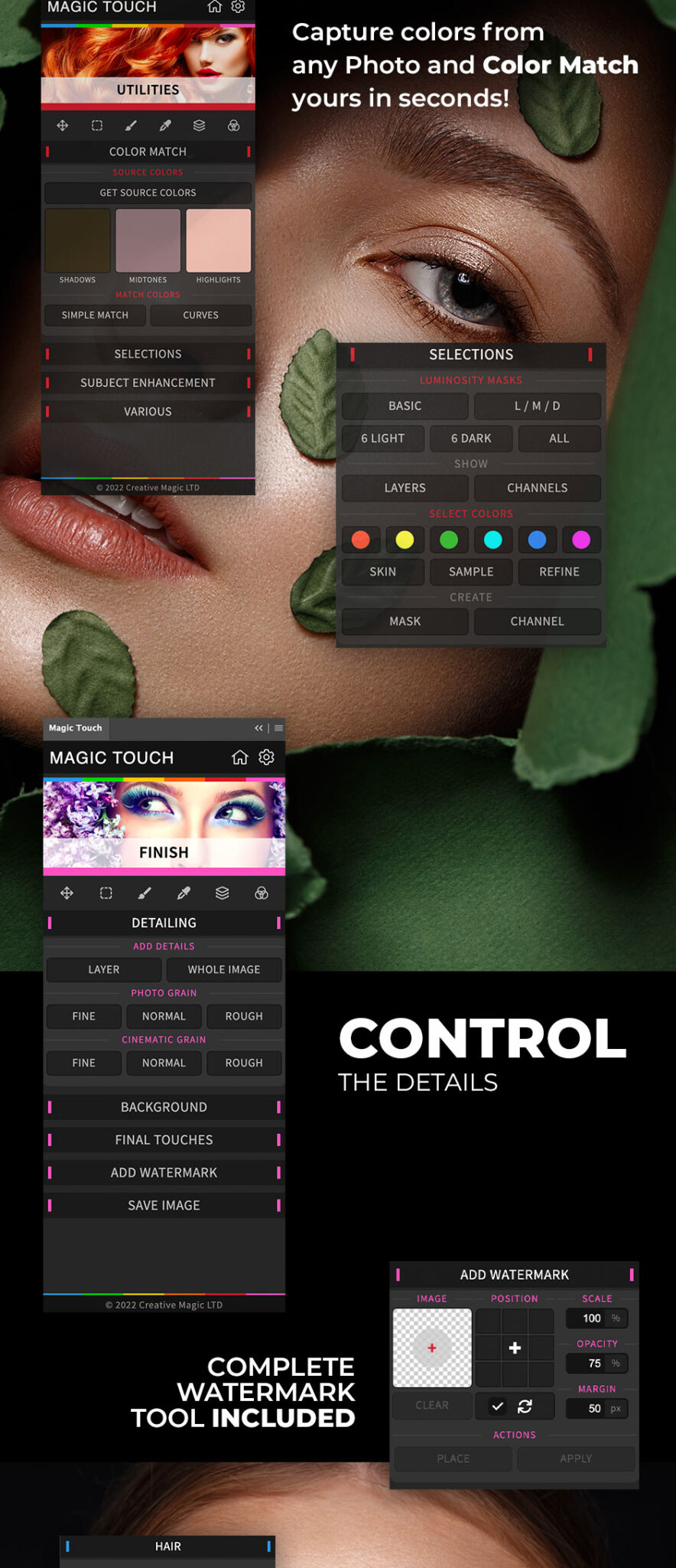 Best Photo Editing Panel and Presets for Photoshop - CreativeMagicPanel ...