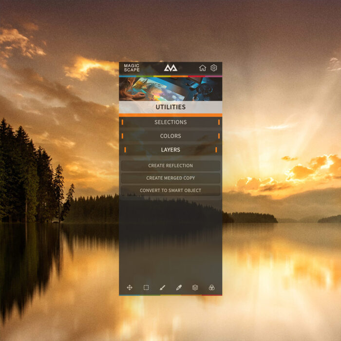Magic Scape Panel for Photoshop - CreativeMagicPanel - Photo editing ...