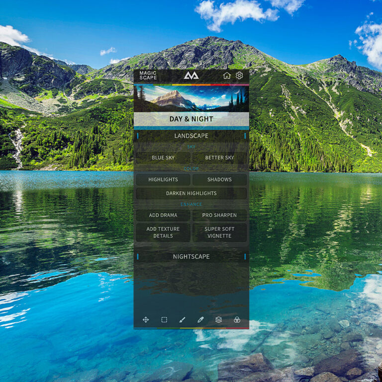 Magic Scape Panel for Photoshop - CreativeMagicPanel - Photo editing ...