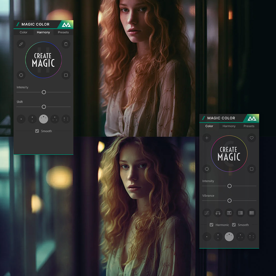 Magic Color Panel - CreativeMagicPanel - Photo editing & Retouching Panel