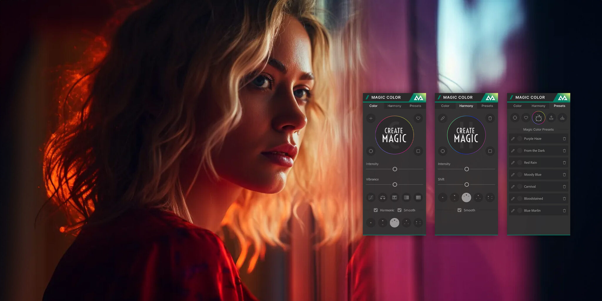Magic Color Panel - CreativeMagicPanel - Photo editing & Retouching Panel