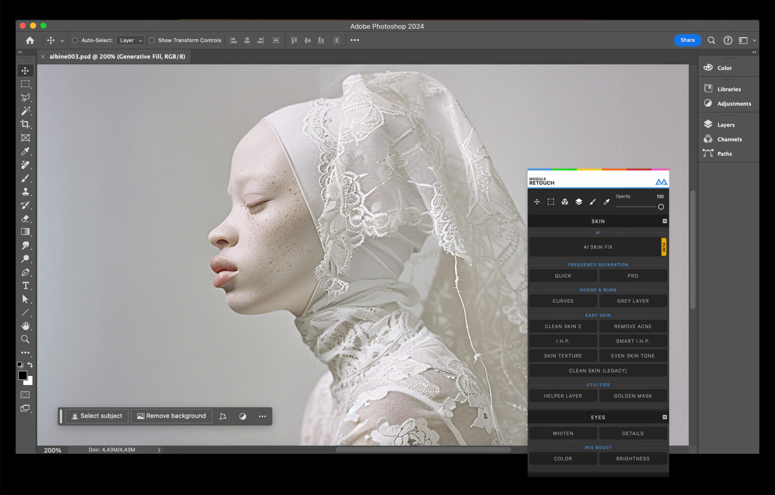 CreativeMagicPanel - Retouching Panel for Photoshop.