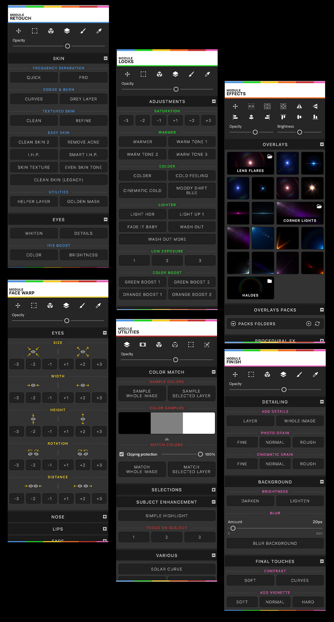 CreativeMagicPanel - Retouching Panel for Photoshop.