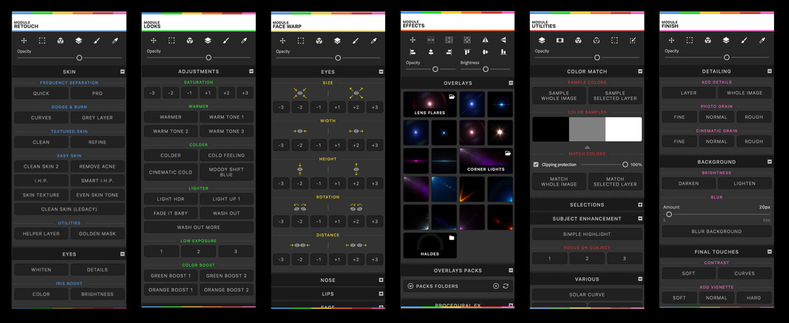 CreativeMagicPanel - Retouching Panel for Photoshop.